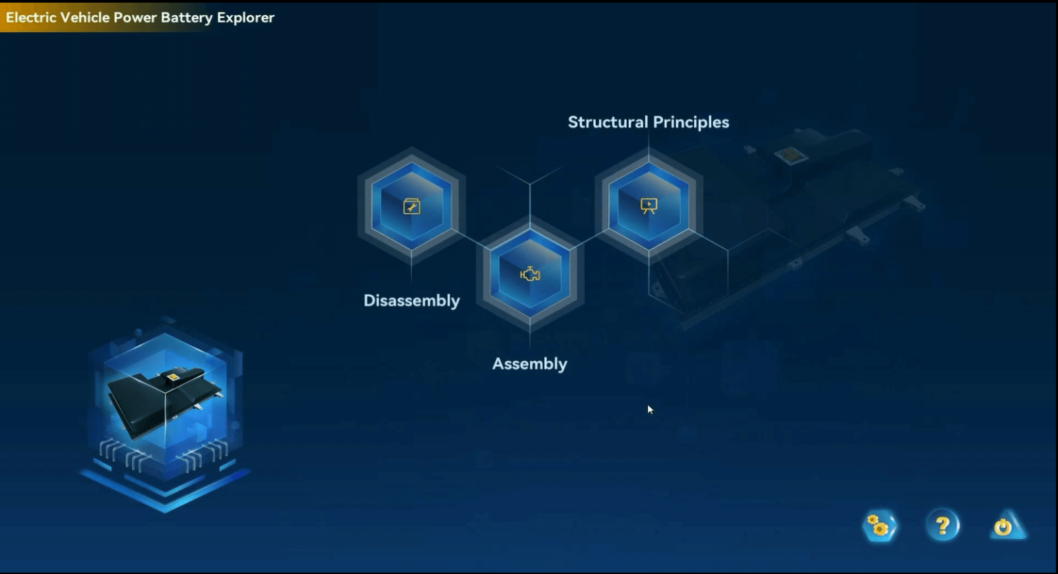 Electric Vehicle Power Battery Disassembly and Assembly Training ...